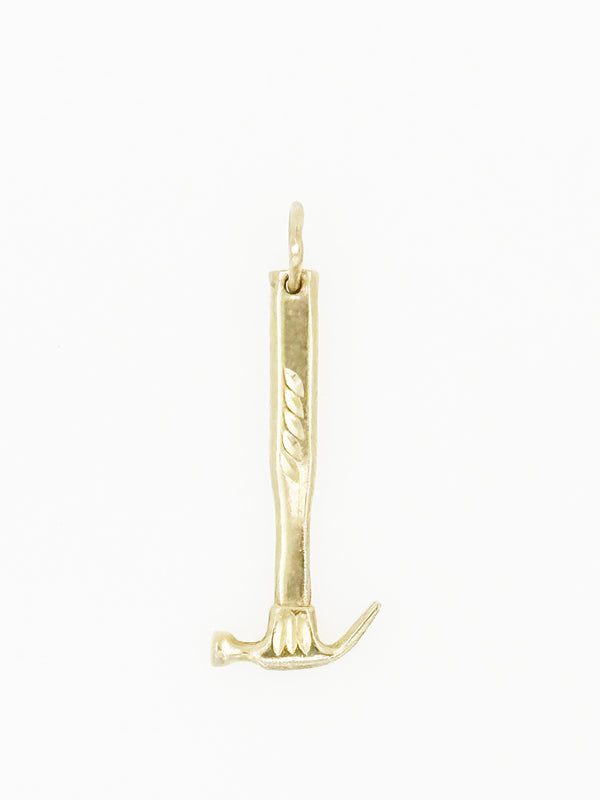 Miniature Hammer in 14k Yellow Gold – Maxwell and Co. Jewelry